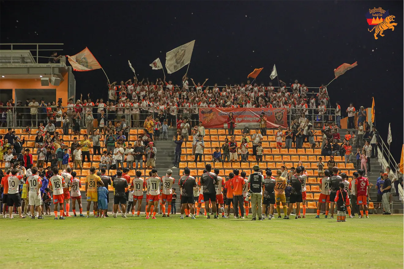 Angkor Tiger FC Opens New Stadium with a Resounding Victory - BK Sports